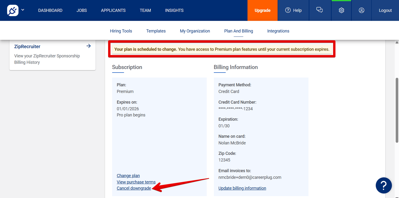 CareerPlug subscriptions and pricing